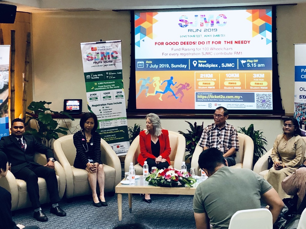SJMC Run’s first Wheelchair presented to Pusat Penjagaan Kanak-Kanak ...